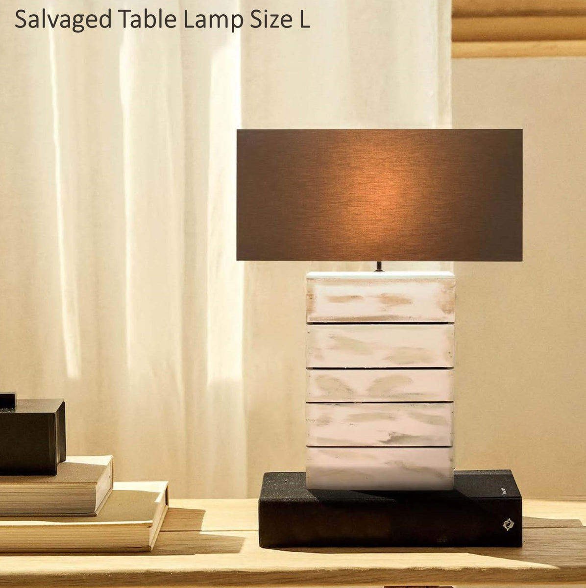 Salvaged Table Lamp L – O'THENTIQUE Lighting